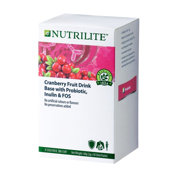 Nutrilite Cranberry Fruit Drink Base with Probiotic, Inulin & FOS