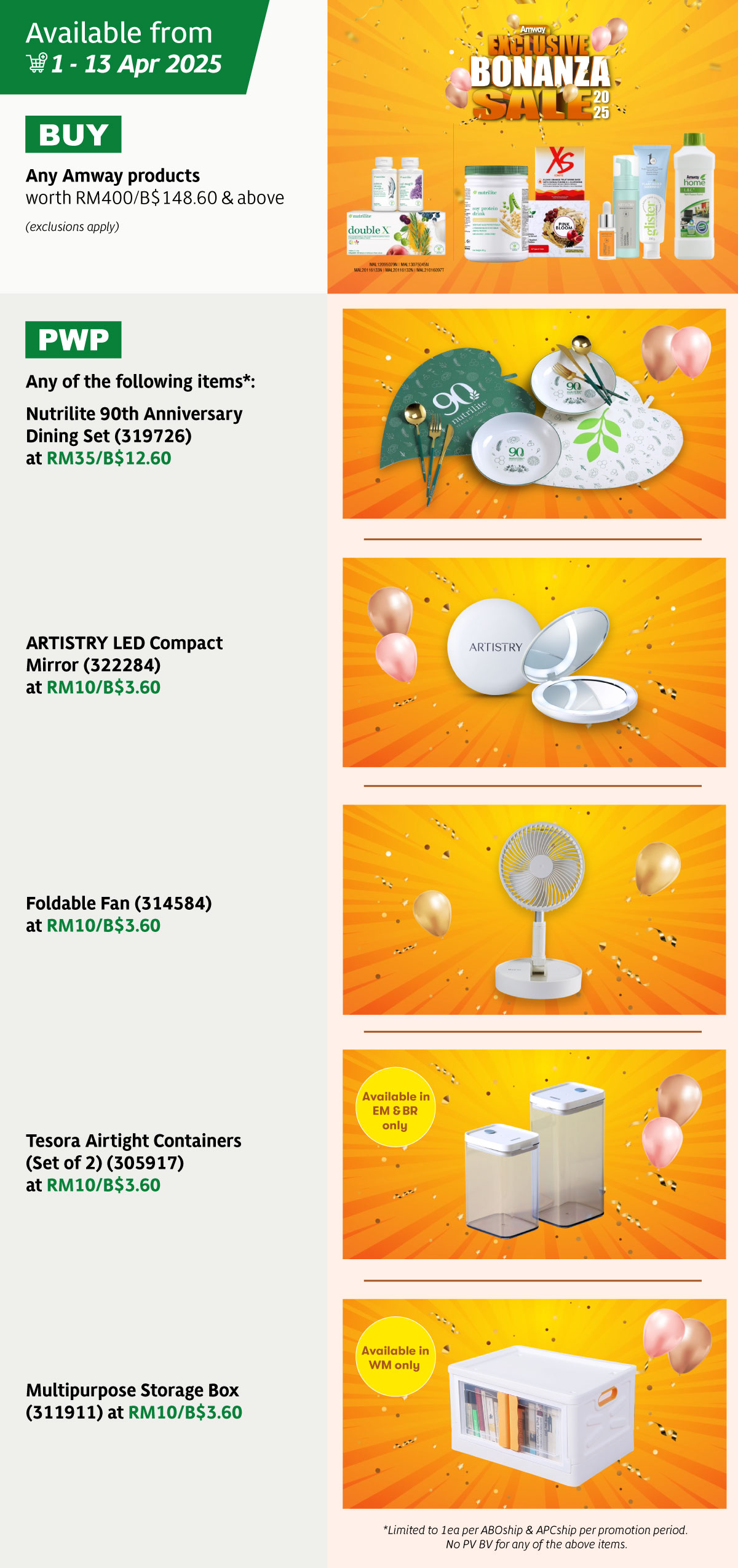 NEW PROMOTIONS | Amway Malaysia