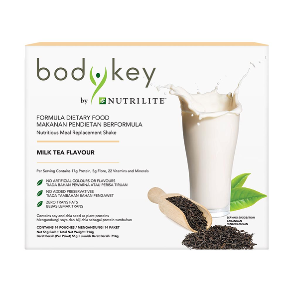 BodyKey by Nutrilite Meal Replacement Shake (Milk Tea)