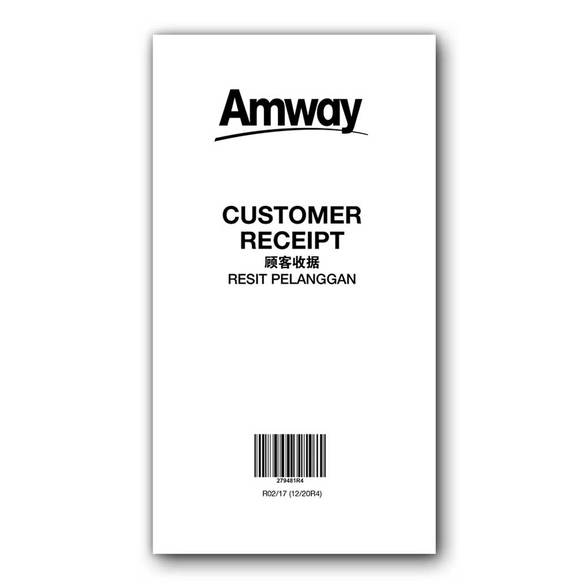 Customer Receipt Pad | Bahan Sokongan Perniagaan | Kategori | Amway ...