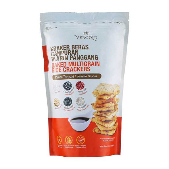 Vergold Baked Multigrain Rice Crackers – Teriyaki