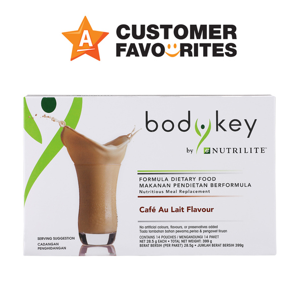 BodyKey Meal Replacement Shake | Café Au Lait | Amway Malaysia