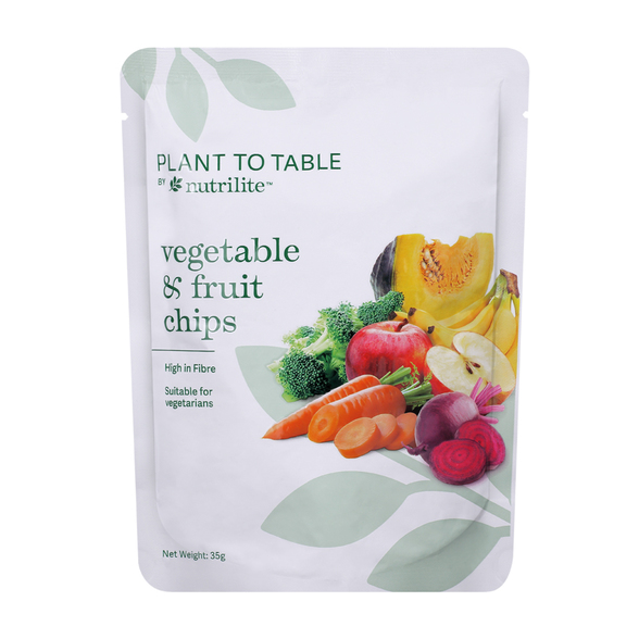 Plant To Table by Nutrilite Vegetable & Fruit Chips – 35g | Healthy ...